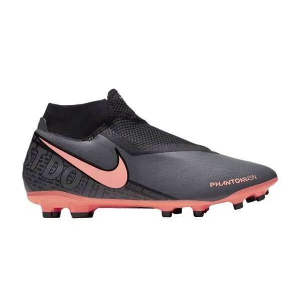 Nike Phantom Vision Academy Df Fg Mg 'dark Bright Mango - Grey