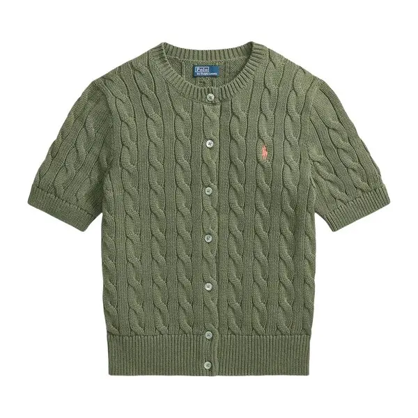 Polo Ralph Lauren Sweater Cardigan 'dense Olive - Green