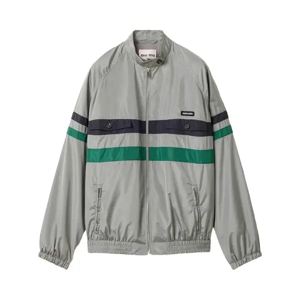 Miu Miu Seta Tec Blouson Jacket
