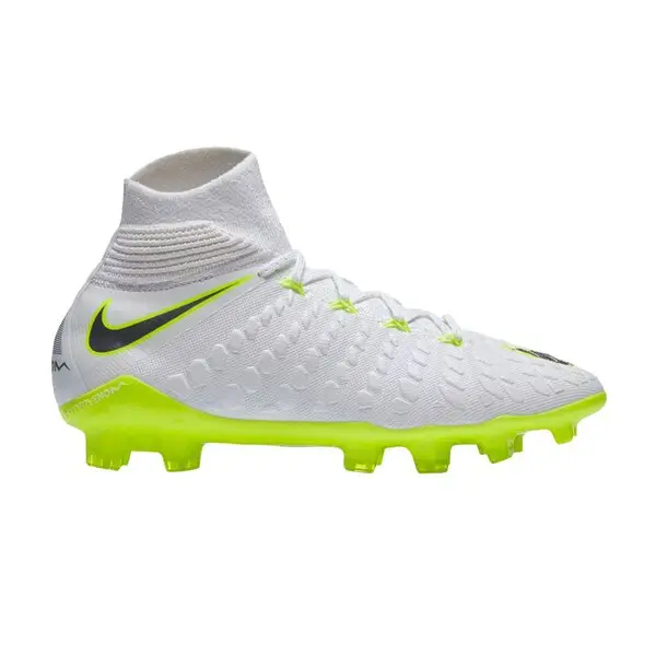 Nike Hypervenom Phantom 3 Elite Df Fg Gs Volt - White