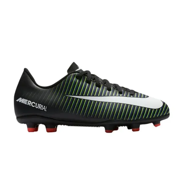 Nike Mercurial Vortex 3 Fg Gs Electric Green - Black