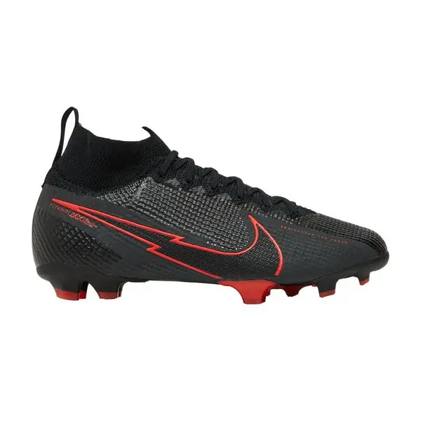 Nike Mercurial Superfly 7 Elite Fg Gs 'chile Red Pack - Black