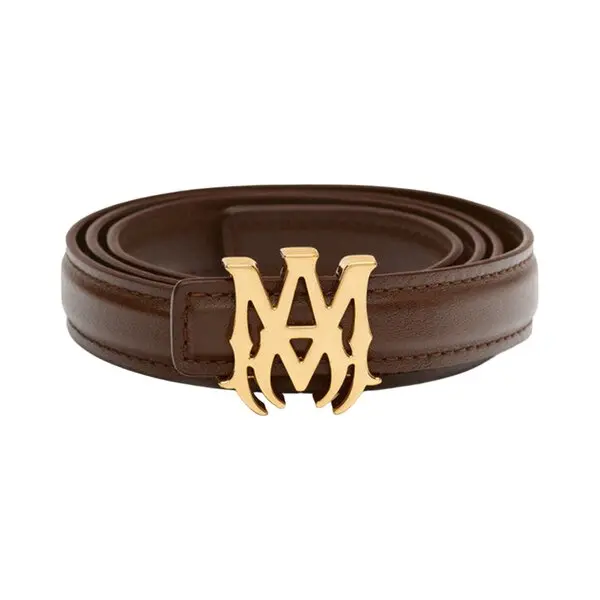 Amiri Ma Belt /gold - Brown