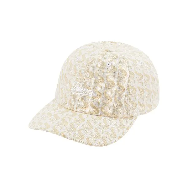Supreme Monogram Denim 6-panel Cap