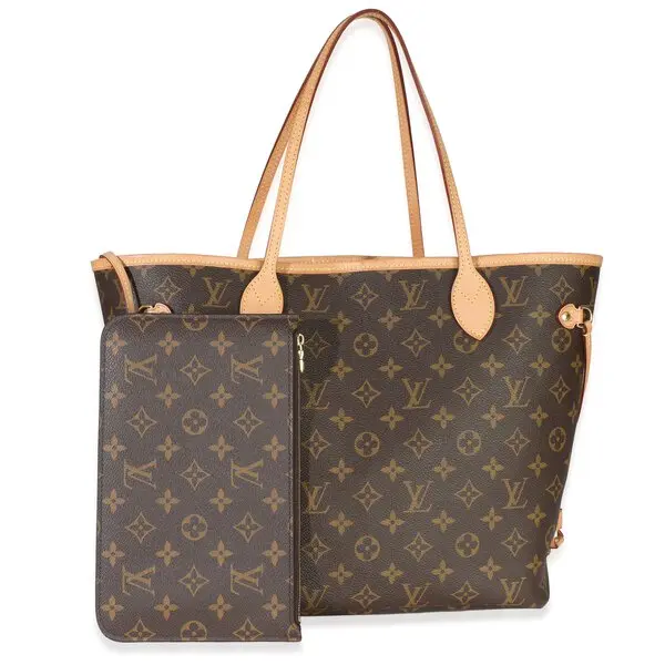 LOUIS VUITTON Monogram Canvas Neverfull Mm - Brown
