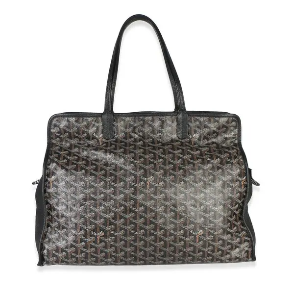 Goyard Goyardine Canvas Sac Hardy Pet Carrier Pm - Black