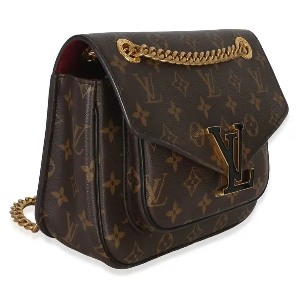 LOUIS VUITTON Monogram Canvas Passy Shoulder Bag - Brown