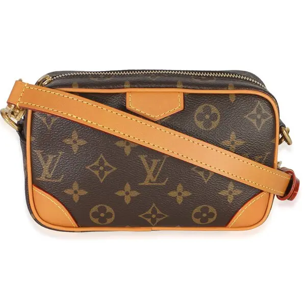 LOUIS VUITTON Monogram Canvas Trocadero Wearable Wallet - Brown