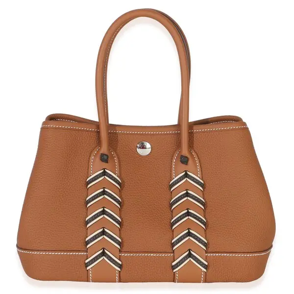 Hermès Neo 23 Top Handle Bag In Leather - Brown