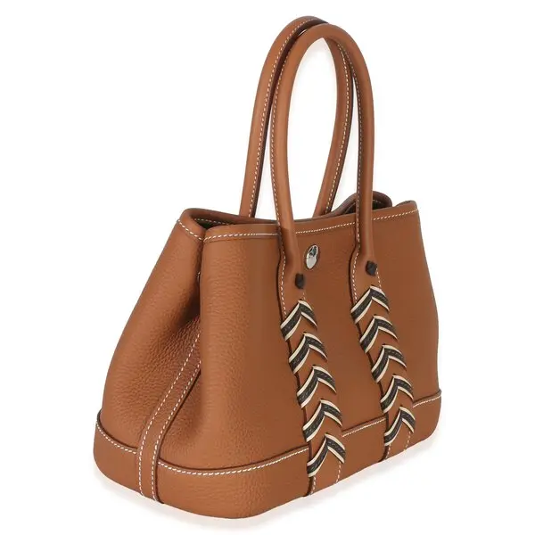 Hermès Neo 23 Top Handle Bag In Leather - Brown
