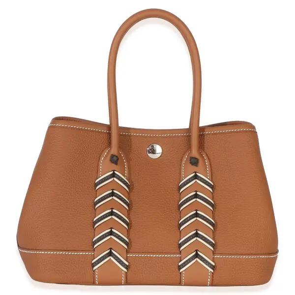 Hermès Neo 23 Top Handle Bag In Leather - Brown