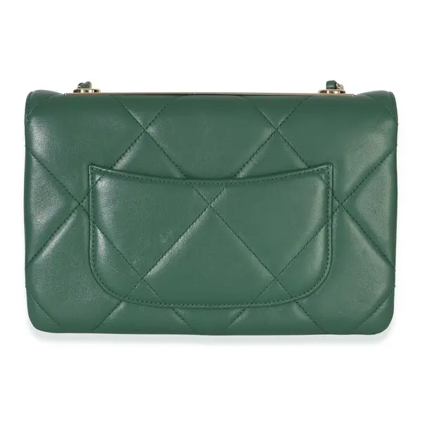 Chanel Quilted Lambskin Trendy Flap Bag