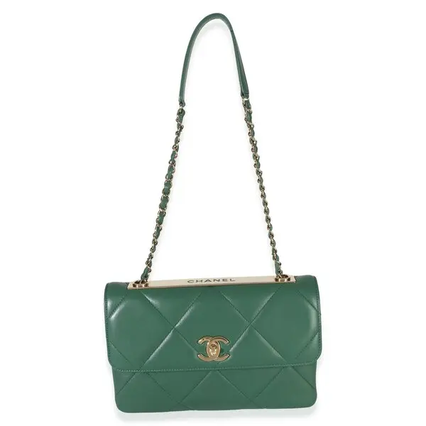 Chanel Quilted Lambskin Trendy Flap Bag