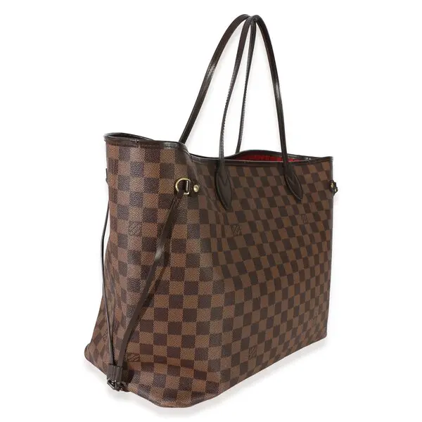 LOUIS VUITTON Damier Ebene Canvas Neverfull Gm Tote - Brown