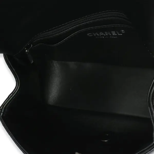 Chanel Quilted Lambskin Top Handle Rectangular Flap Bag