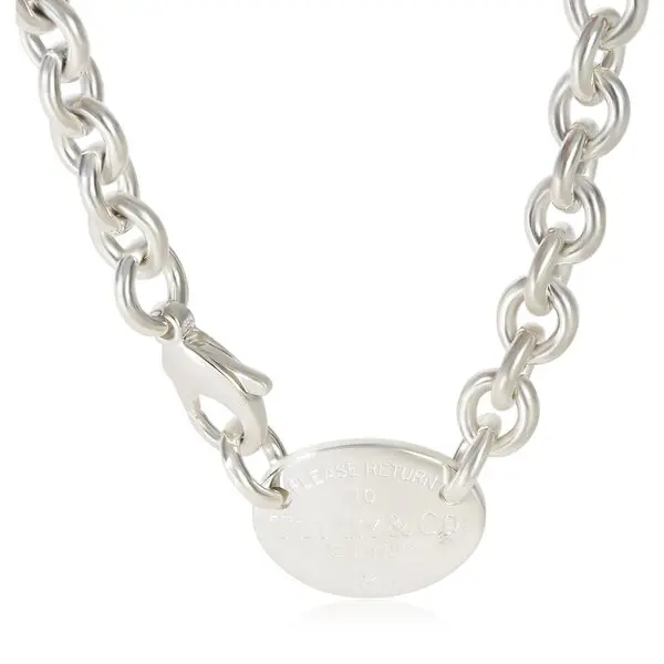 Tiffany & Co. Sterling Silver Return To Heart Pendant Necklace - Sterling_silver