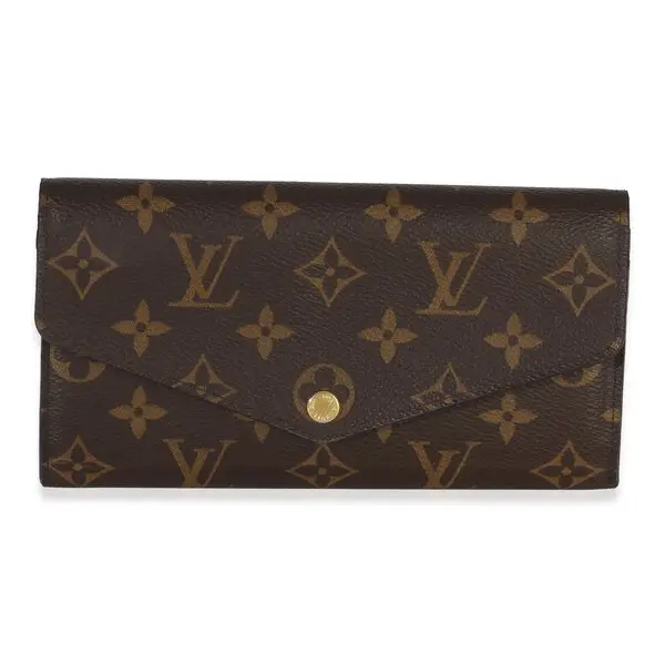 LOUIS VUITTON Fuschia Monogram Canvas Sarah Wallet