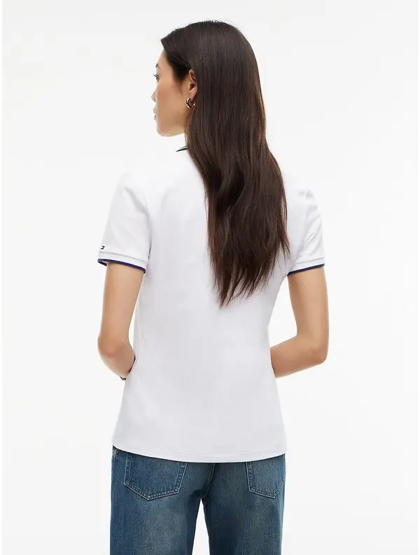 Tommy Hilfiger Script Monogram Tipped Polo