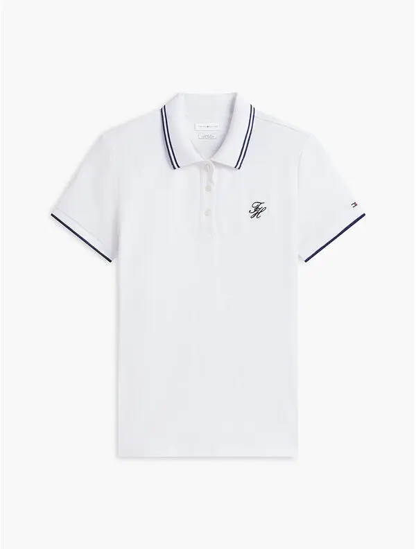 Tommy Hilfiger Script Monogram Tipped Polo