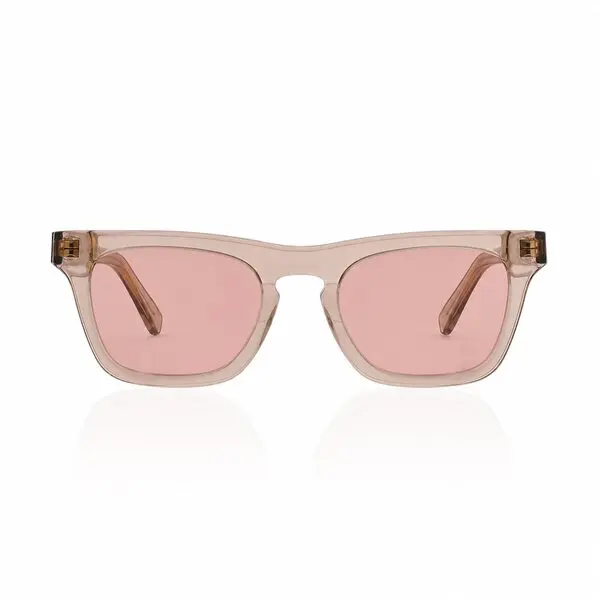 FAOS CONCEPT Wayfarer Sunglasses - Beige/pink