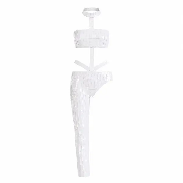 HARMONIA NY Kinesthetic White Catsuit Dani Watanabe