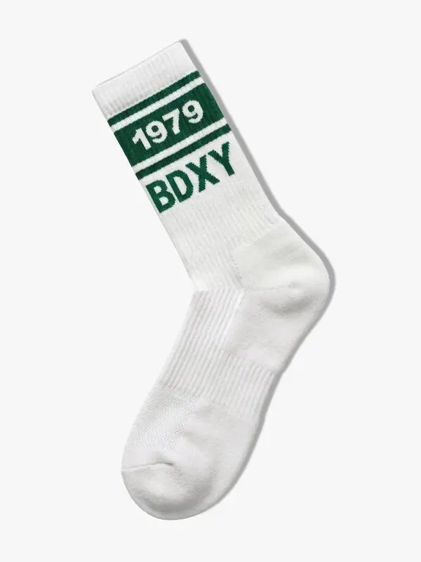 BDXY STUDIO The Runner" Socks - White
