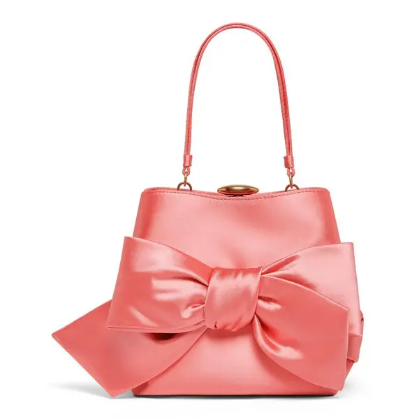 Lulu Guinness Satin Bow Handbag - Pink