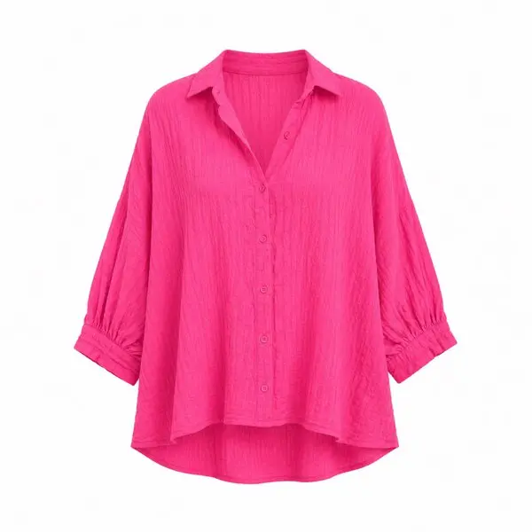 MUCHE & MUCHETTE Dobby Lycra Cotton Shirt - Pink