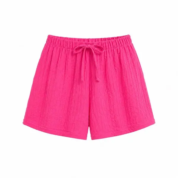 MUCHE & MUCHETTE Dobby Lycra Cotton Shorts - Pink