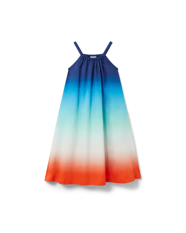 Casablanca Gradient Summer Dress - Blue