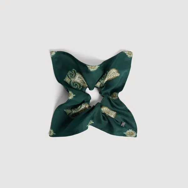 Sandro Paisley Print Scrunchie