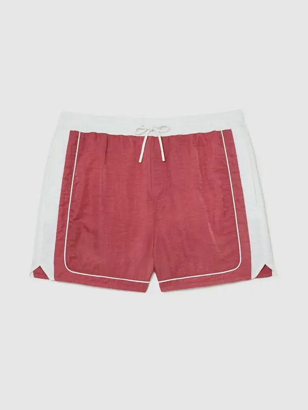 REISS Breeze Piped Drawstring Swim Shorts
