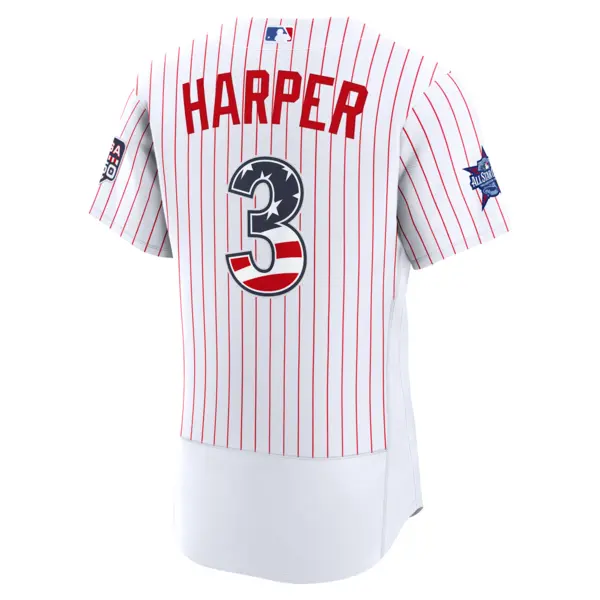 Nike Bryce Harper Philadelphia Phillies Mlb Authentic Jersey - White