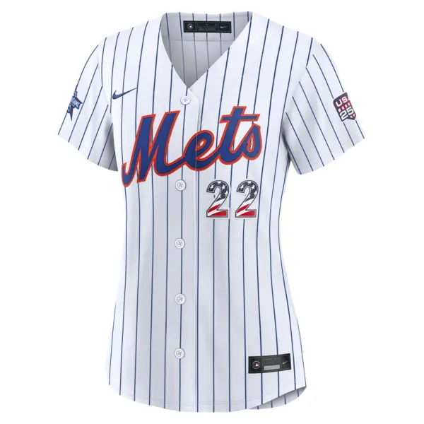 Nike Juan Soto New York Mets 2026 All-star Game Mlb Stadium Jersey - White
