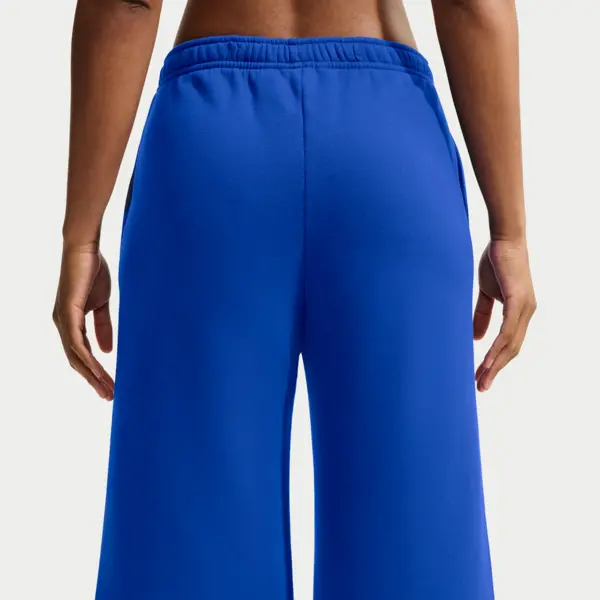 Nike Studio Fleece Weight Mid-rise Wide-leg Pants