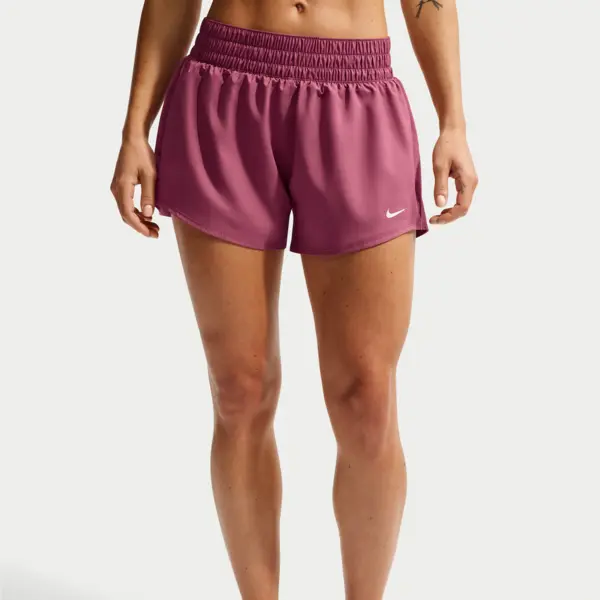 Nike One Dri-fit Mid-rise 3" Brief-lined Shorts