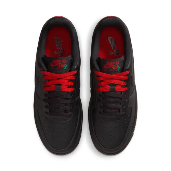 Nike Force 1 '07 Se Low Top Sneakers - Black