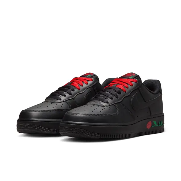 Nike Force 1 '07 Se Low Top Sneakers - Black