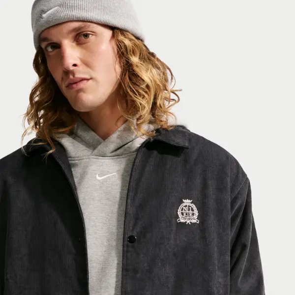 Nike Club Corduroy Coaches Jacket - Black