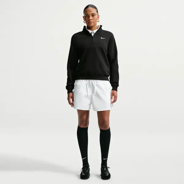 Nike Studio Fleece Medium Weight 1/4-zip Top - Black