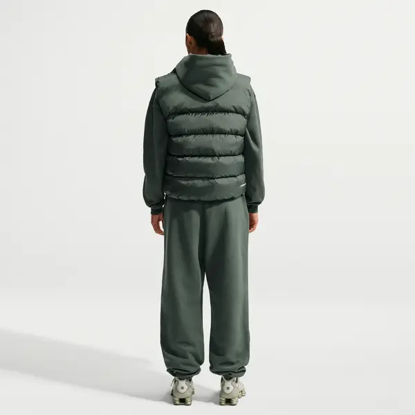 Nike Studio Fleece High-rise Oversized Cuffed Pants - Green