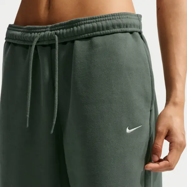 Nike Studio Fleece High-rise Oversized Cuffed Pants - Green