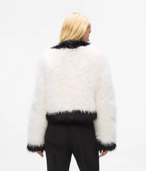 Karl Lagerfeld Faux Fur Jacket