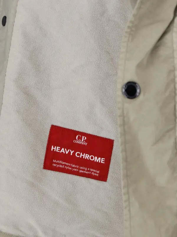 C.P. COMPANY Heavy Chrome-r" Hooded Jacket With Goggle Detail - Green