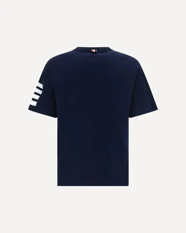 Thom Browne T-shirt With Horizontal Bands