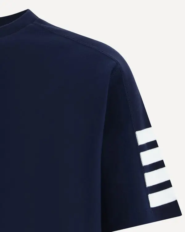 Thom Browne T-shirt With Horizontal Bands