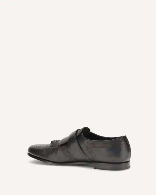 Church's Shanghai Loafers With Houndstooth Wool Inserts