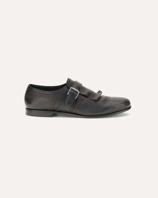 Church's Shanghai Loafers With Houndstooth Wool Inserts