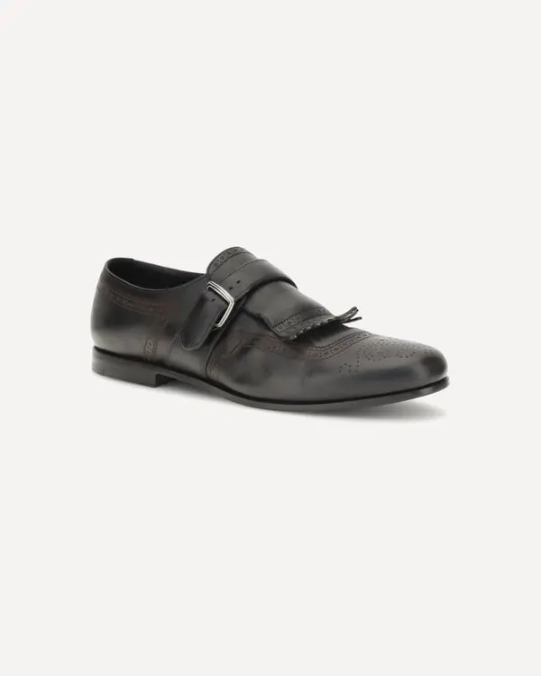 Church's Shanghai Loafers With Houndstooth Wool Inserts