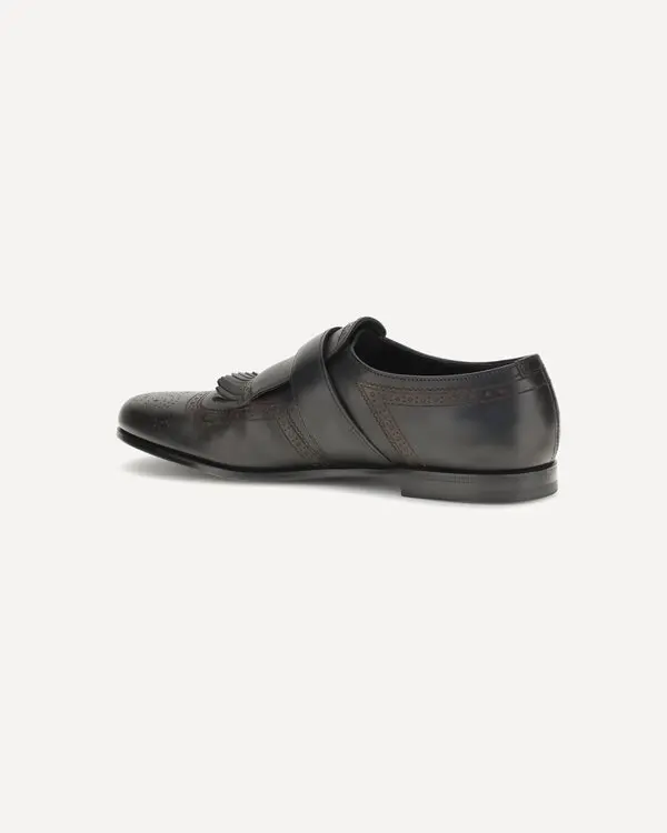 Church's Shanghai Loafers With Houndstooth Wool Inserts